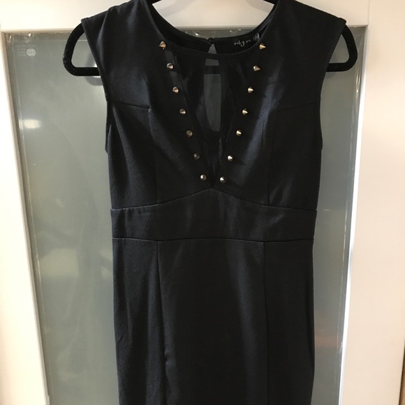 Ruby Rox | Dresses | Ruby Rox Gold Studded Mini Dress M | Poshmark